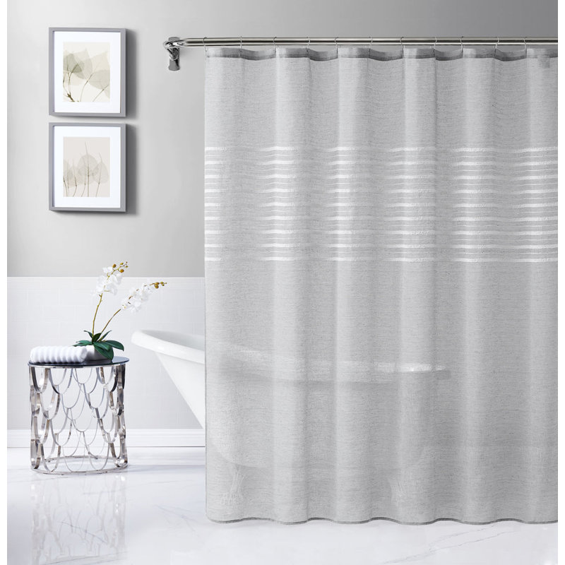 Ebern Designs Arolyn Striped Shower Curtain Wayfair
